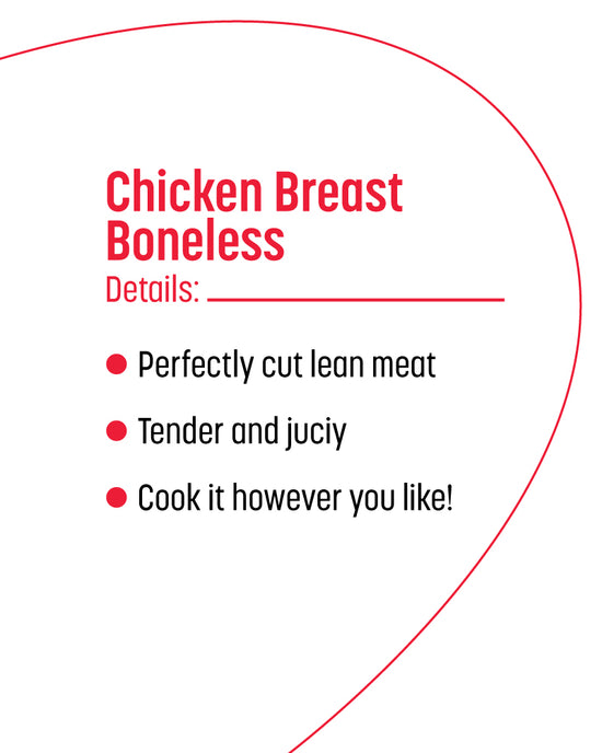 Chicken Breast Boneless - 500gm – The Better Chicken